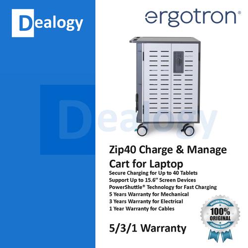 Jual ERGOTRON ZIP40 CHARGING AND MANAGEMENT CART FOR LAPTOP DM40-2008-2 ...