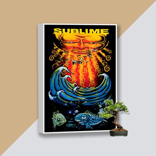 Jual Poster Band Sublime - Sun + Frame - Putih - Kota Bekasi - BAPONG ...