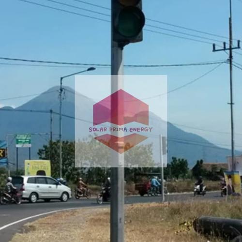 Jual Tiang Oktagonal Traffic light atau warning light 4meter galvanis ...