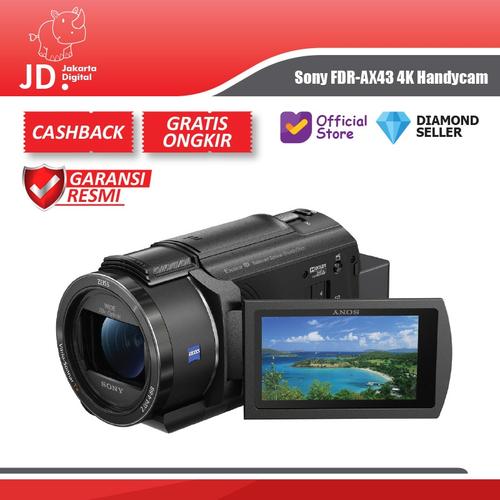 Promo Sony FDR-AX43A UHD 4K Handycam Camcorder - Sony AX43 A / FDRAX43A ...