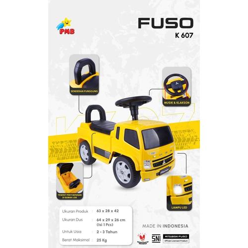 Jual TOLOCAR – MITSUBISHI FUSO SERIES – MAINAN DORONGAN ANAK TIPE K607 ...