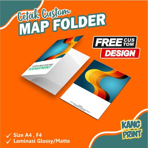 Jual Cetak Map Custom,Map Sekolah Map Kantor,Map Folder Free Desain - A4, 50 pcs - Kota Bekasi ...