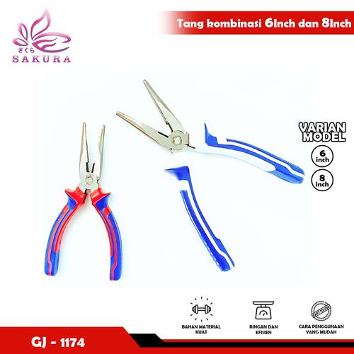 Jual TANG COMBINASI,CUTTER,DAN LONG NOSE UKURAN 8 INCH 6 INCH -SOSOYO ...