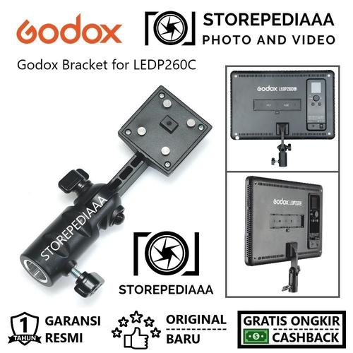 Jual Godox Bracket LEDP260C Bi-Color LED Video Light LEDP 260C LED P260 ...