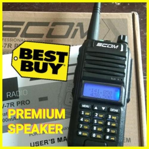 Jual WALKIE TALKIE HT SCOM UV7R PRO PREMIUM SPEAKER DUAL BAND VHF UHF - Jakarta Pusat ...
