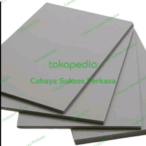 Jual PVC GREY SHEET 3mm x 20cm x 80cm / PVC Lembaran Abu - Abu ...