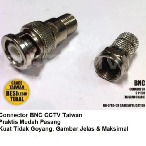 Jual Connector CCTV RG6 RG 59 BNC Drat RCA Male Female - Jakarta Pusat - Gamers88 | Tokopedia