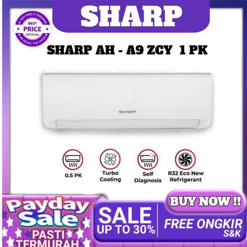 Jual AC Sharp AH-A9zcy 1 PK LOW WATT 9zcy 9 zcy Turbo Cool R32 NEW - Jakarta Timur - Best Price ...