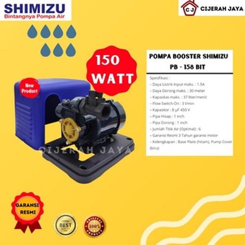 Jual MESIN POMPA AIR PENDORONG BOOSTER SHIMIZU PB-158 BIT / PB 158BIT ...
