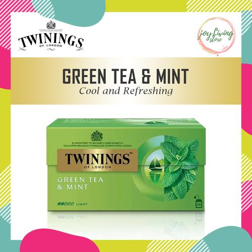Promo Teh Hijau Twinings Green Tea & Mint Tea 25 x 2gr Teh Kantong Rasa ...