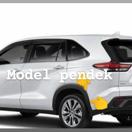Jual Bodykit spoiler fender moulding bumper belakang innova zenix ...