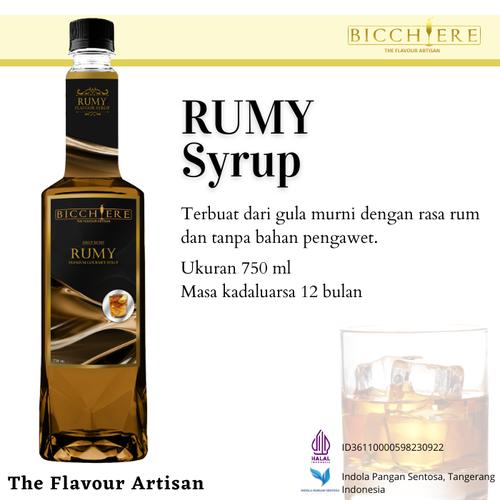 Jual Rumy Syrup Bicchiere 750 ml - Sirup Rasa Rum Premium - Kab ...