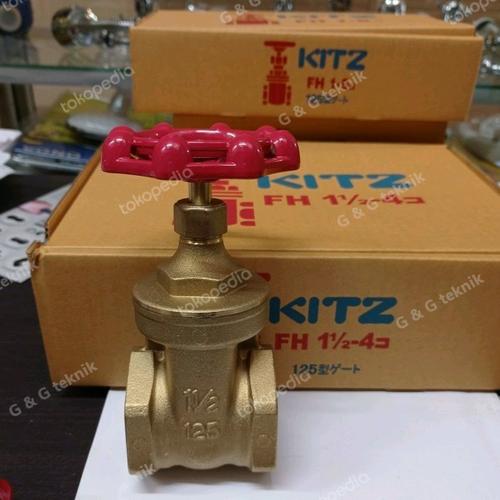 Jual GATE VALVE KUNINGAN ASLI MERK KITZ 1.5 INCH - Jakarta Barat - G ...