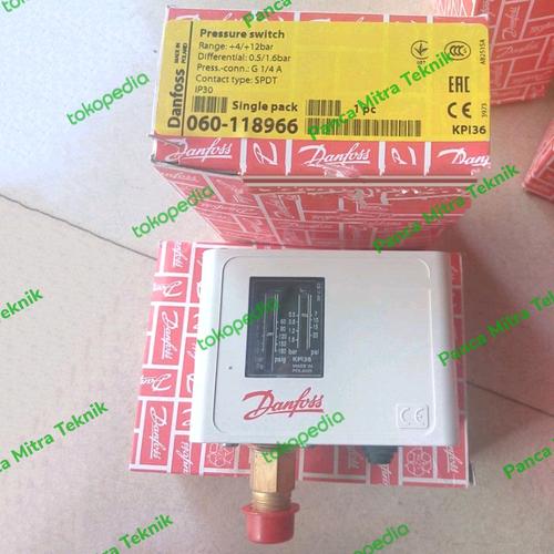 Jual Pressure Switch Danfoss KPI36060-118966 KPI 36 DANFOSS 12 BAR - Jakarta Barat - Panca Mitra ...