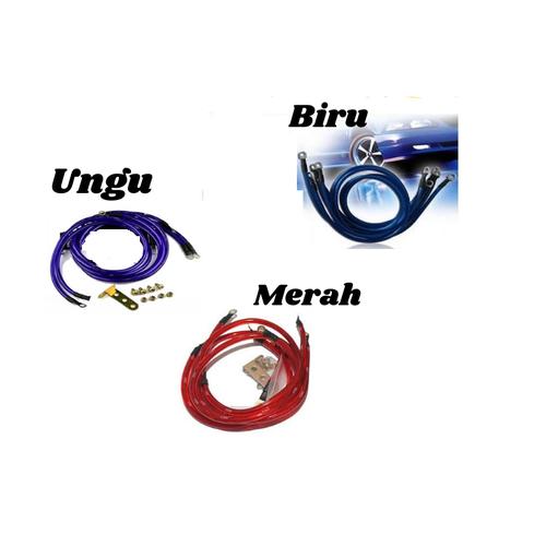 Jual Kabel Grounding Mobil 5 titik Universal Biru Ungu Merah - Biru ...