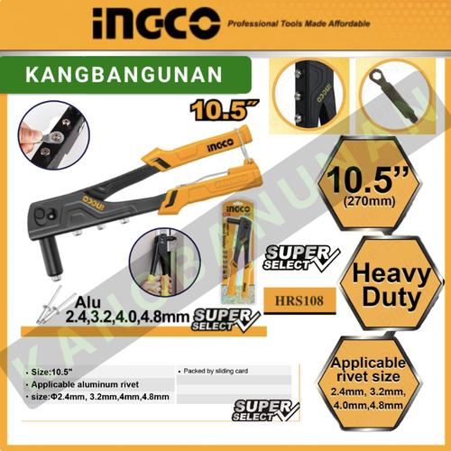 Promo Hand Riveter (10.5") INGCO HRS108 Tang Rivet Riveting Ripet Rifet ...