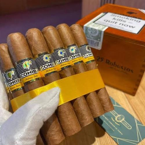 Jual COHIBA ROBUSTOS (BOX OF 25) / COHIBA ROBUSTO / CERUTU / CIGAR ...