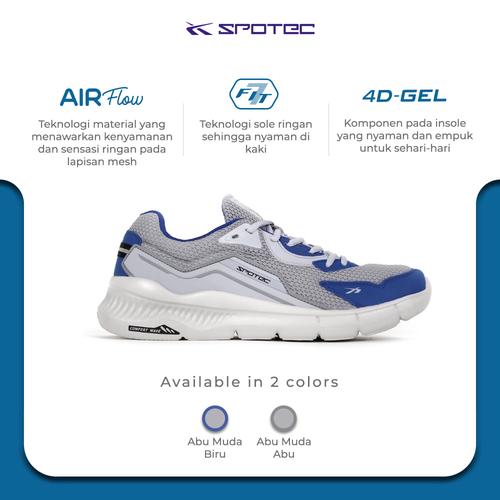 Promo Spotec Sepatu Running Versa Abu Muda - Biru - 44 - Kab. Tangerang ...