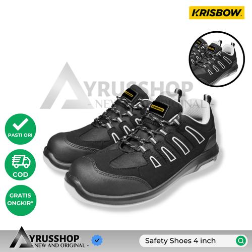 Jual Sepatu Pengaman Krisbow Safety Shoes Hydra Pelindung Jari Tdk Slip ...