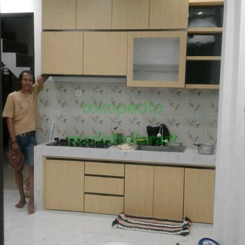 Jual kitchenset minimalis custom - Kab. Bogor - mzrinteriorart | Tokopedia