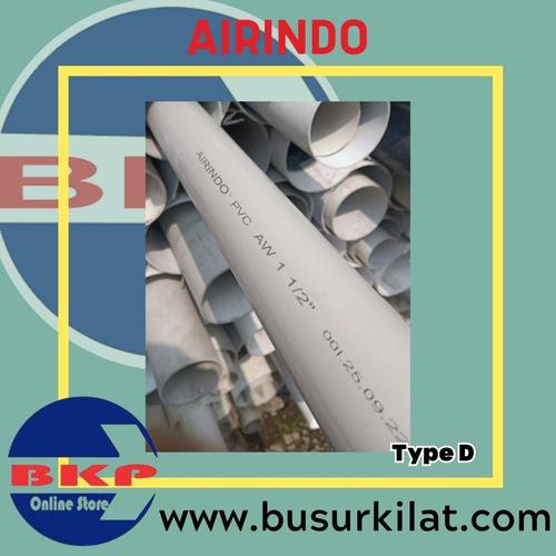 Jual Pipa Pvc Airindo Rucika Uk. 1 1/2 s.d 8 inch Type D - 2 1/2 - Kota ...