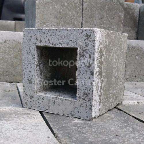 Jual roster beton roster minimalis Roster kotak polos ukuran 15x15 ...