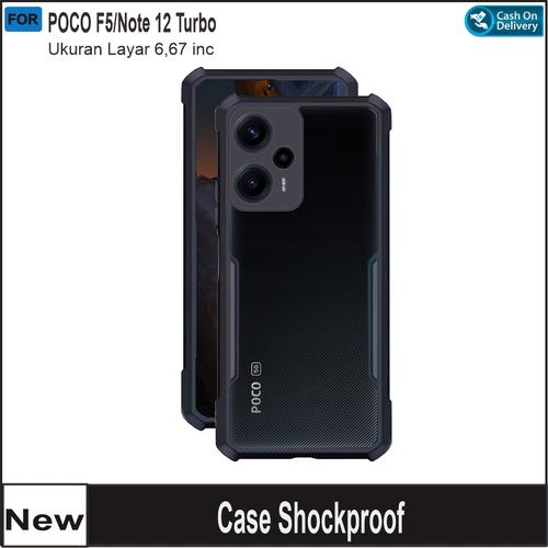 Jual Casing Poco F5 Hard Case Armor Shockproof Transparan - Poco F5 ...