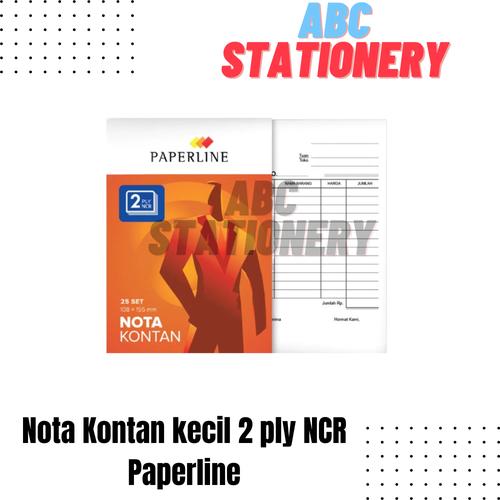 Jual Nota Kontan kecil 2 ply NCR Paperline (kelipatan 10 buku) - pack ...