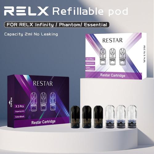 Promo RESTAR Refillable Ceramic Cartridge Compatible With RELX / XOOU ...