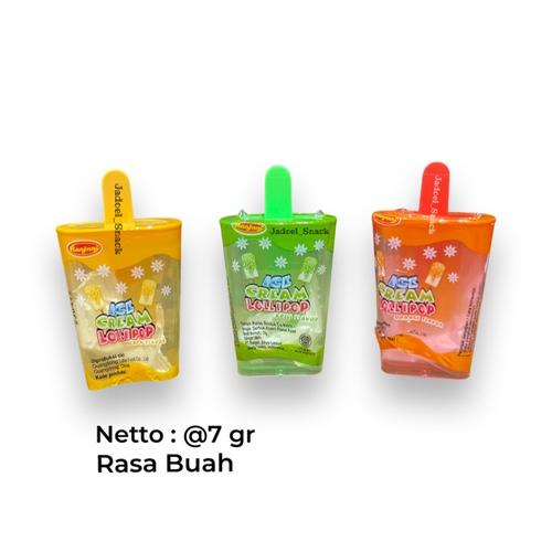 Promo Permen Sour Ice Cream Candy Lolipop 7 Gr Rasa Buah by Jadoel ...