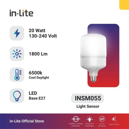 Jual IN-LITE LAMPU LED CAPSULE VALUE 20W 20 WATT INBC002 CAHAYA PUTIH 6500K - Kota Tangerang ...