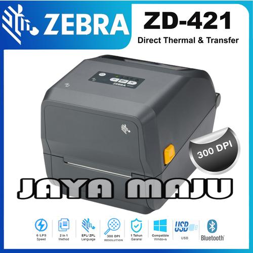 Jual BARCODE PRINTER ZEBRA ZD421 300 Dpi PRINTER STICKER LABEL ZEBRA ZD ...