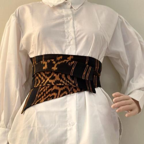 Jual obi tenun - obi belt tenun - ikat pinggang tenun - obi 18 - Kab ...