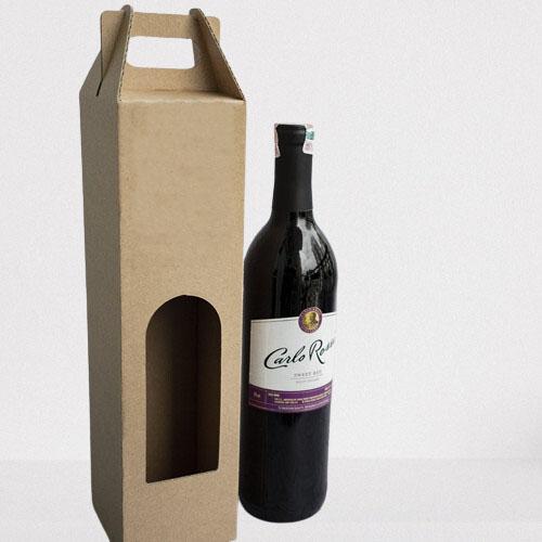 Jual Dus Botol Wine Box Kardus Jinjing Kemasan Botol Wine Ukuran 8.5x8 ...