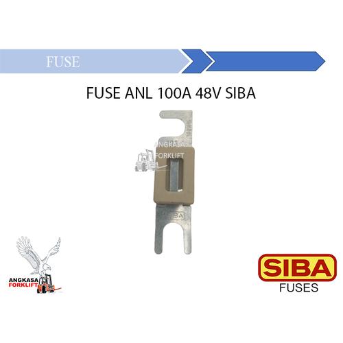 Jual SIBA Fuse 100A White 48V Ceramic Fuse Skring Forklift Electric ...