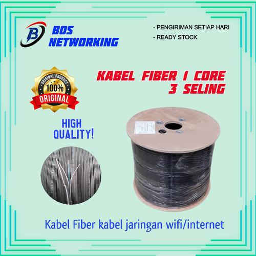 Jual Kabel Fiber Optik Kabel WiFi Drop Core 1 Core 3 Seling - Kab ...