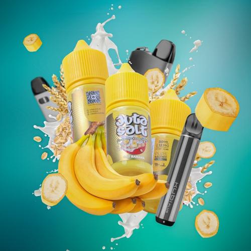 Jual liquid Juta Oat Banana 30ml saltnict oats vapoor creamy banana ...