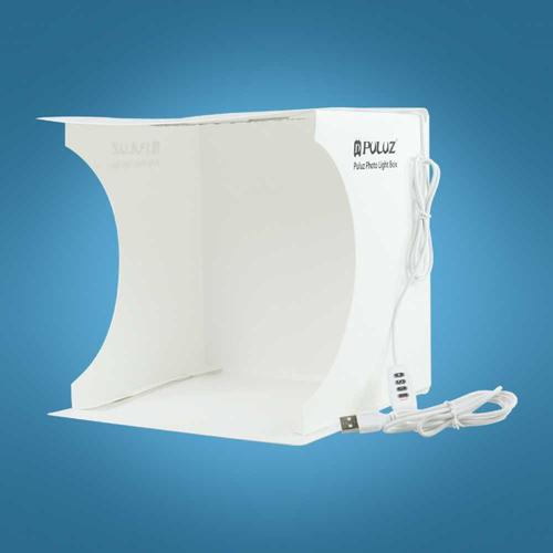 Jual Photo Studio Mini Foto Box Ring Light with 6 Backdrop - 20x20cm ...
