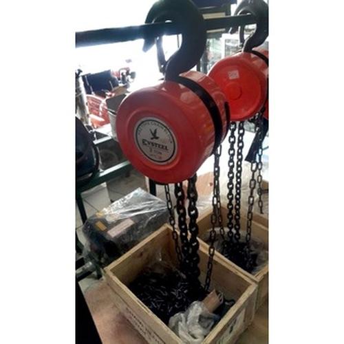 Jual Hoist Manual Katrol Takel Kerekan / Chain Block 5Ton x 5Meter EVSTEEL - Kab. Klaten ...
