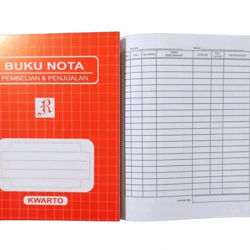 Jual buku nota pembelian dan penjualan kwarto - Kab. Tangerang ...