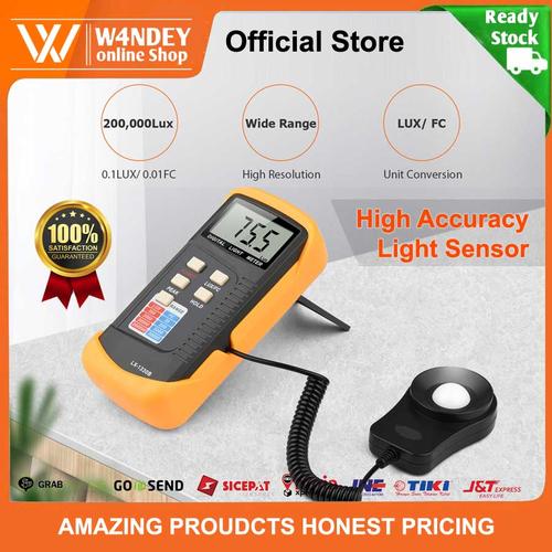 Jual Lux Meter Alat Ukur Cahaya LX1330B Light Level Tester Luminometer ...