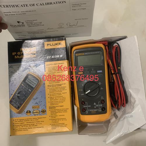 Jual FLUKE 28II SERIES INDUSTRIAL DIGITAL MULTIMETER 28 II TESTER ...