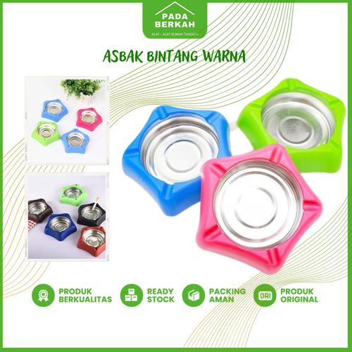 Jual Asbak Bintang Warna Stainless Asbak Rokok Berkualitas - Kota ...