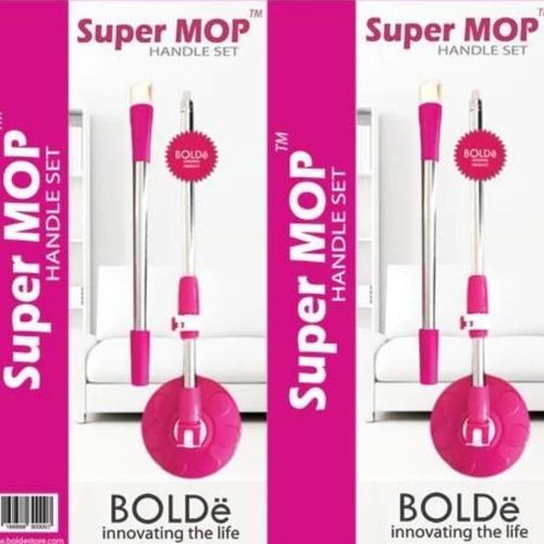 Jual BOLDE : SUPER MOP HANDLE SET / GAGANG TONGKAT KEPALA PEL SPIN MOP ...