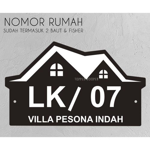 Jual PAPAN NOMOR RUMAH | NOMER RUMAH AKRILIK | NO RUMAH AKRILIK - Dasar ...
