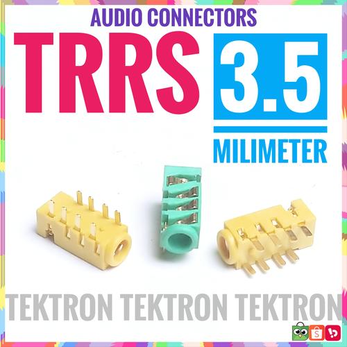 Jual Soket TRRS 3.5mm Stereo Mic 4pin Mini Akai Phone Audio Switch ...