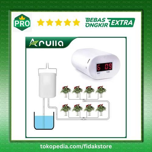 Jual Alat Penyiram Tanaman Otomatis Digital Timer Air LCD Taman Bunga 8 ...