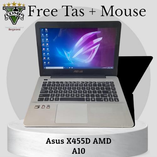 Jual Laptop Asus X455D Amd A10-8700P SSD 256gb Vga Amd Radeon R5/R6 Ram ...