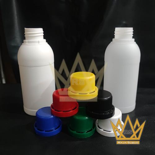Jual Botol LABOR 500 ml agro 500ml Plastik HDPE kimia pupuk Bulet ...