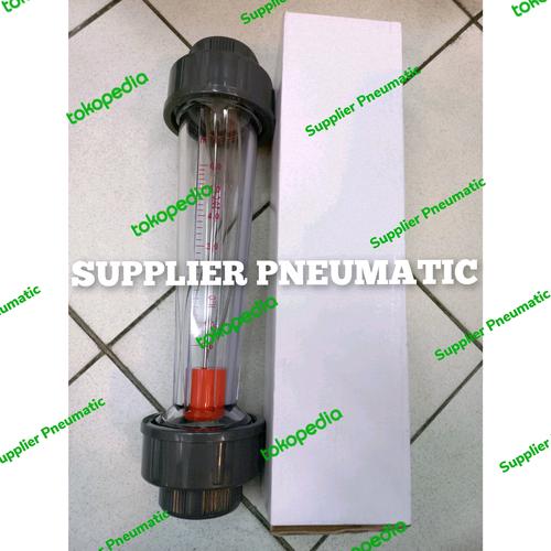 Jual Rotameter / Flowmeter Vertical PVC LZS-32 0.6 ~ 6 M3/H Drat 1 ...